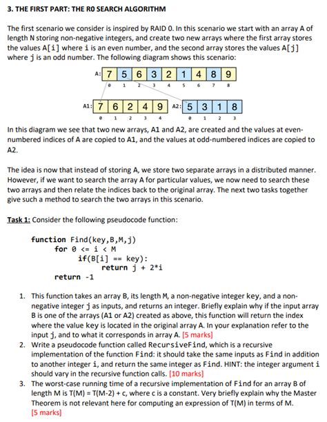 Solved 3 The First Part The Ro Search Algorithm The First