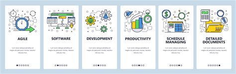 Software Development Stages Infographic Template Vector Image