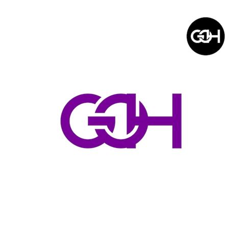 Premium Vector Letter Goh Monogram Logo Design