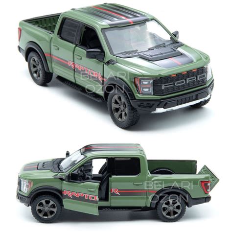 Машинка металлическая Kinsmart 1:46 2022 Ford F-150 Raptor Livery ...