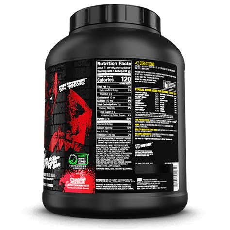 Mutant Hardcore Iso 2270g Strawberry Milkshake