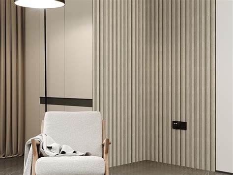 Haimin Wood Grain Slat Wall Panels Peel And Stick Faux Wood