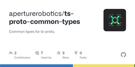 github aperturerobotics ts proto common types common types for ts proto
