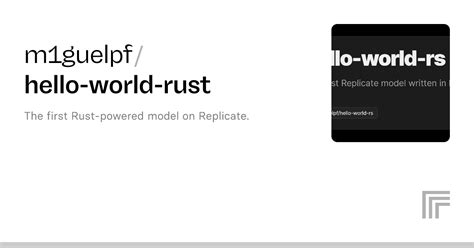 M Guelpf Hello World Rust Readme And Docs