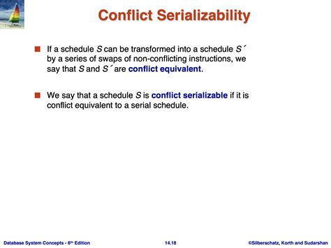 Database How Do We Perform Swap Operation In Conflict Serializability