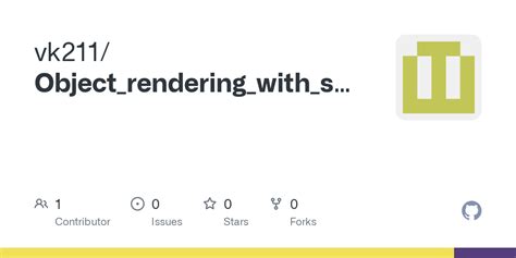 github vk211 object rendering with searchbar