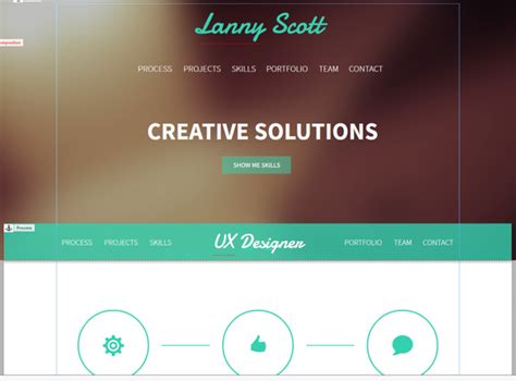 Muse Parallax Scrolling Project By Lanny Scott Via Behance Projects