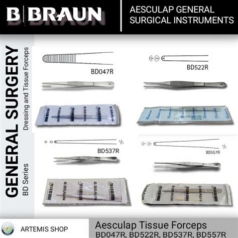 Jual Aesculap Dressing And Tissue Forceps BD Series Shopee Indonesia