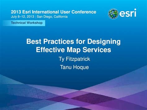PDF Best Practices For Designing Effective Map ServicesBest Practices For Designing Effective