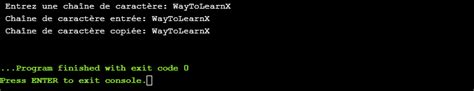 Copier Une Chaîne De Caractère En C Waytolearnx