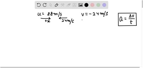 solved at a certain time a particle had a speed of 88 m s in the