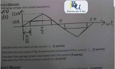 Solved In 2 Points Following Voltage And Current