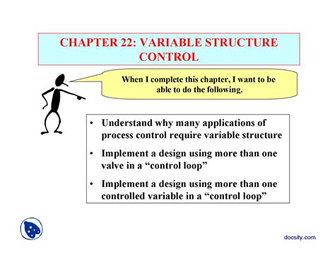 Variable Structure Control Process Control Lecture Slides Slides
