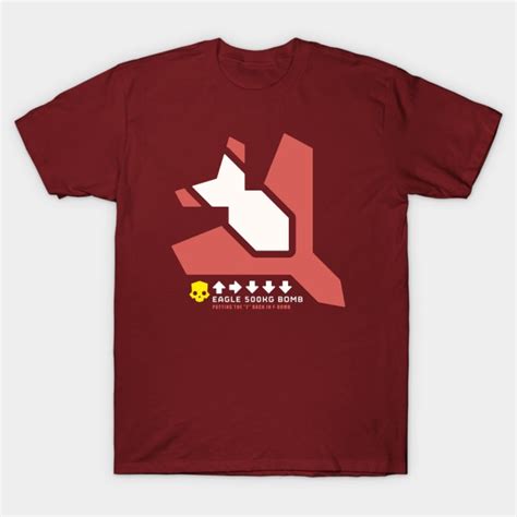 Hd2 Stratagem Eagle 500kg Bomb Helldivers 2 T Shirt Teepublic