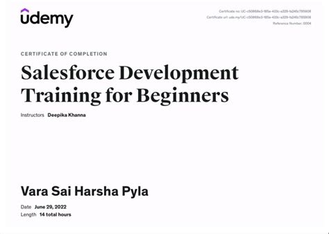Salesforce Salesforcedeveloper Salesforceadmin Salesforcecertified Vara Sai Harsha Pyla
