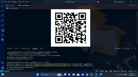 Tutorial Project Python QR CODE