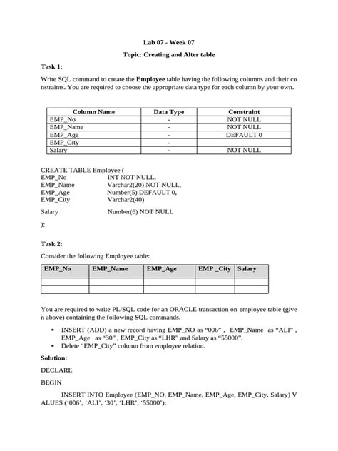 Lab07 Week 07 Solution Pdf