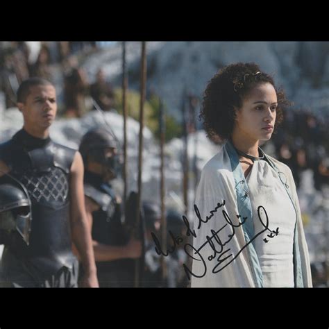 Nathalie Emmanuel Game Of Thrones Fresh And French Autographs