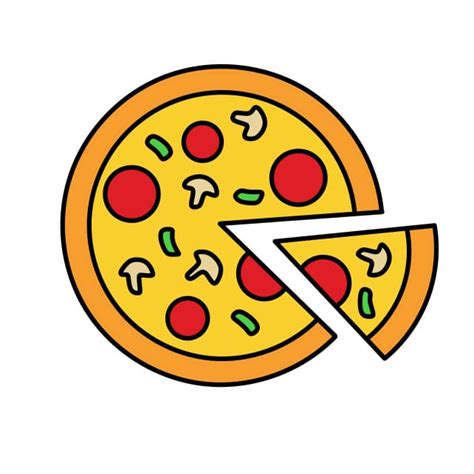 Desenhar Pizza Passo7 2