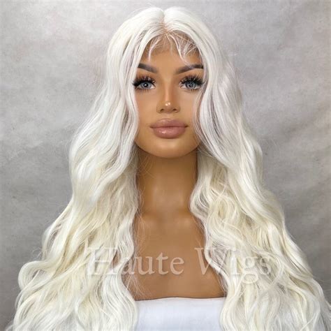 Platinum Blonde Wig Etsy