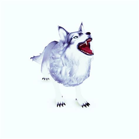 Obj File Wolf Download Wolf 3d Model For Blender Fbx Unity Maya Unreal