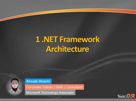 Architecture Of Net Framework Ppt