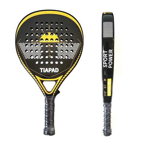 Professional High Quality 38mm Carbon Fiber Padel Tennis Racket Custom Logo Pala De Padel