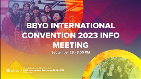 BBYO Internation Convention UJEB United Jewish Education Board