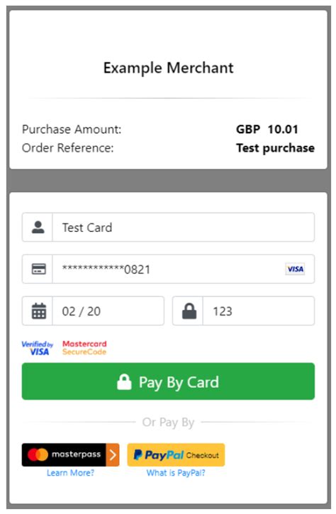 Integration Methods Cardstream