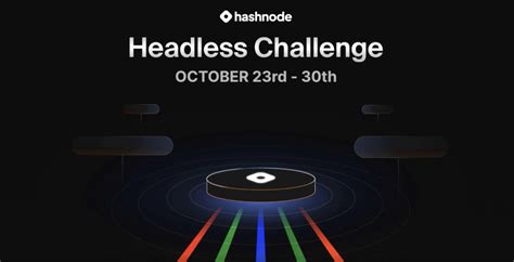 Hashnode On Linkedin Headlesshashnode Headlesschallenge
