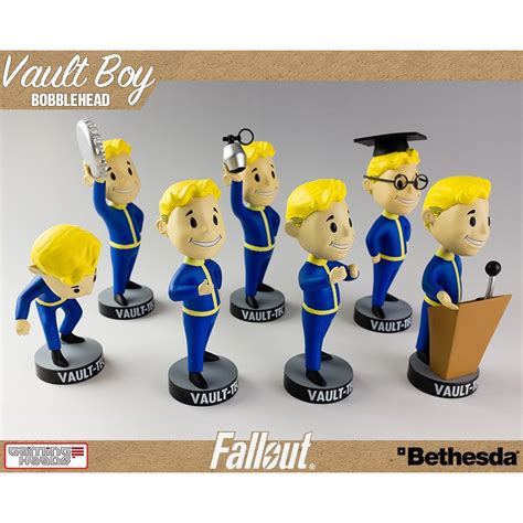 Fallout Vault Boy Bobble Head Pvc Figure Collectible Model Toy Shopee