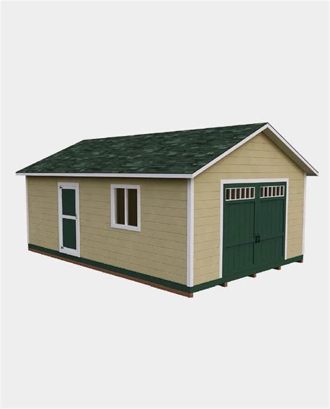 Diy 16x24 Gable Storage Shed Plan 3dshedplans™
