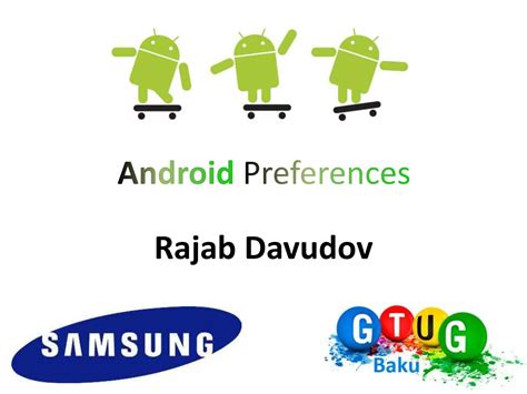 Android Preferences Pptx