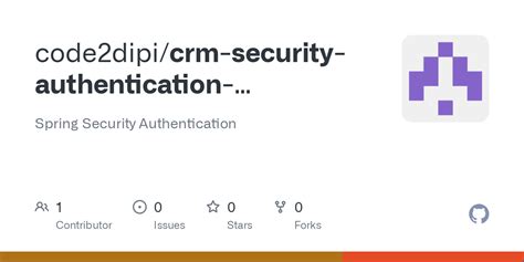 Github Code2dipicrm Security Authentication Springboot Backend Thymeleaf Frontend Spring