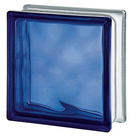 1919 8 Blue Quality Glass Block