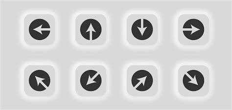 Premium Vector Collection Arrows Icon Control Navigation Illustration Symbol App Button Vector
