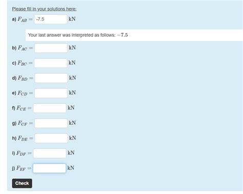 Solved Week Question Use The Force Method To Determine Chegg
