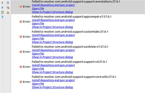 Android Gradle Sync Issue Stack Overflow