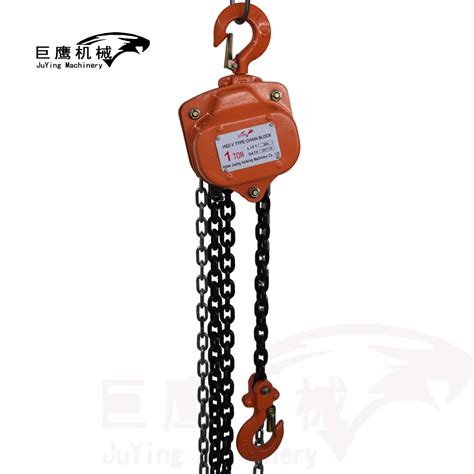 Heavy Duty Durable 10 Ton Manual Chain Block Manual Lifting Equipment Chain Block And Chain Hoist
