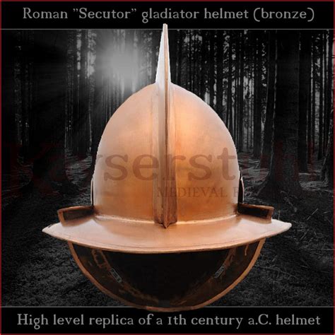 High Level Replica Secutor Helmet Bronze Kayserstuhl Reenactment Gear