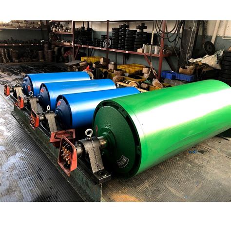 Rubber Covered Conveyor Belt Drum Belt Conveyor Drumdrum Pulley Belt