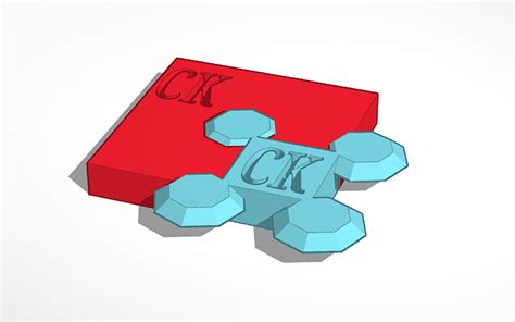 3d Design Interlocking Puzzle Tinkercad