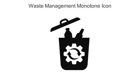 Waste Management Monotone Icon In Powerpoint Pptx Png And Editable Eps Format PPT Example