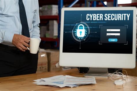 Cyber Security System On Computer Screen Protect Private Information Snugly Premium Ai