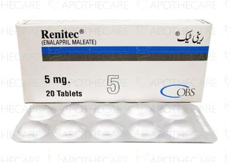 Renitec Tab 5mg 20s