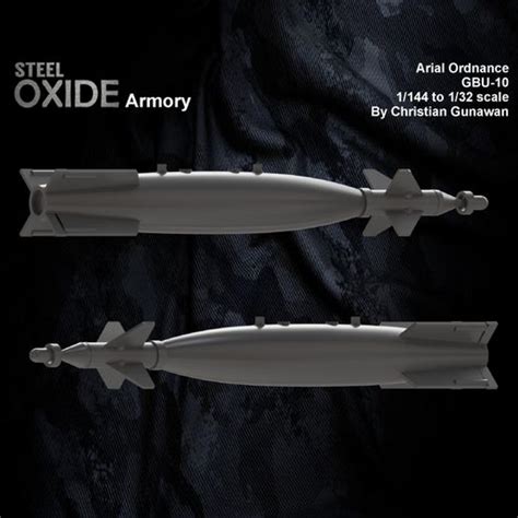 🇺🇸 Gbu 10 Paveway Ii・ Stl File For 3d Printing・cults