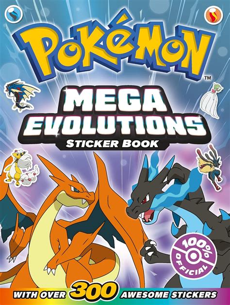 Pokémon Mega Evolutions Sticker Book Mega Evolve Your Pokémon