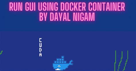 run any gui software in docker container