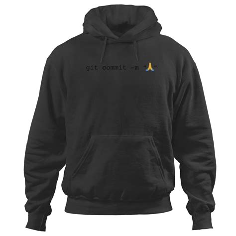 Git Commit Prayer Hands Emoji Hoodies Sold By Markowen Sku 47184297