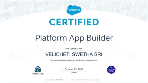 Swetha Sri On Linkedin Salesforce Salesforcecertified